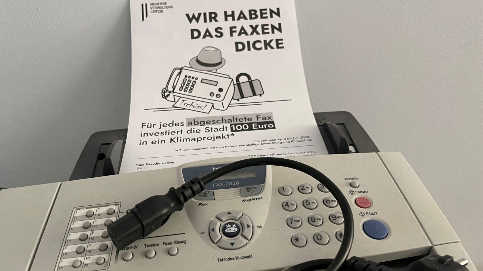 Auch Schule hat Faxen dicke: Jetzt Faxgeräte abschalten ...